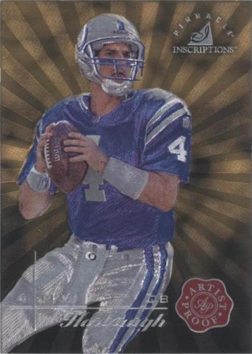 1997 Pinnacle Inscriptions - Jim Harbaugh #16 Artist's Proof for sale ...