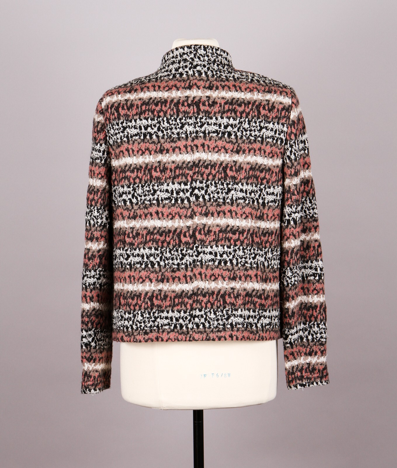 Basler Women's Polyester Mohair Collared Striped Jacket Size 40 | eBay