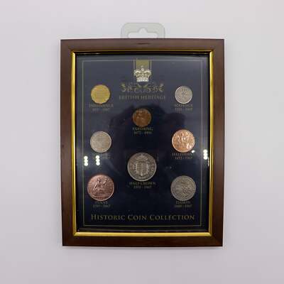 British Heritage Historic Coin Collection, Framed | eBay UK