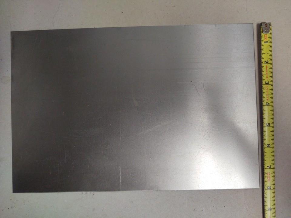 18 GAUGE STEEL SHEET METAL COLD ROLL 1 PIECE 0.048" THICK 12" LONG X 8 ...