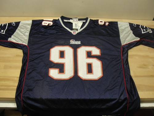 NEW NWT ADALIUS THOMAS #96 NFL NEW ENGLAND PATRIOTS REEBOK JERSEY 2XL ...