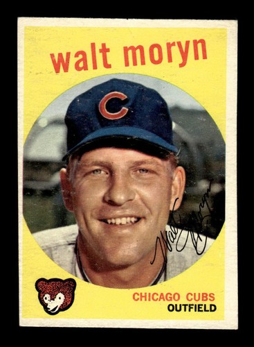 1959 Topps Baseball #488 Walt Moryn Chicago Cubs | eBay