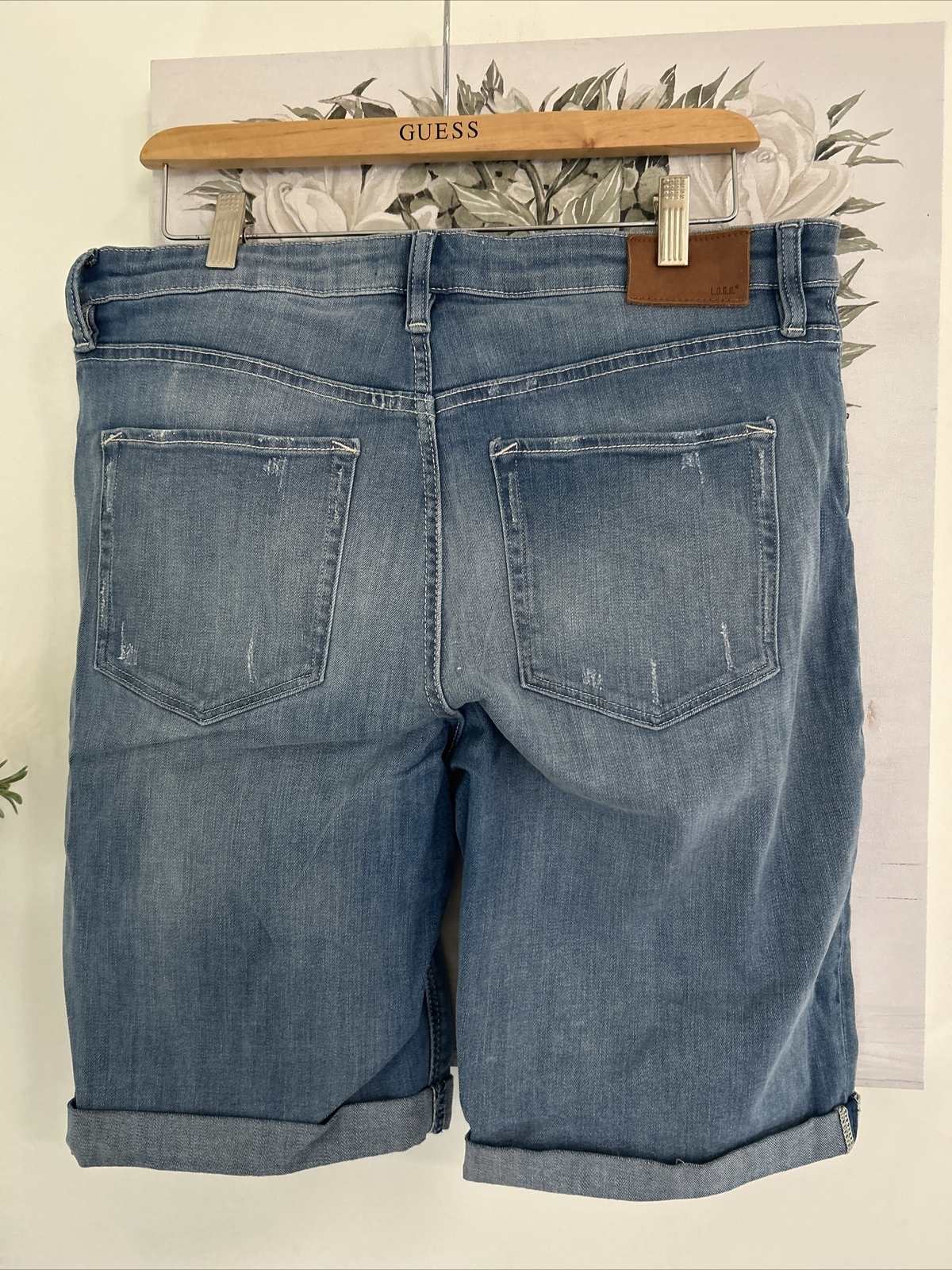 H&M L.O.G.G. Label of Graded Goods Womens Denim Jean Bermuda Shorts ...