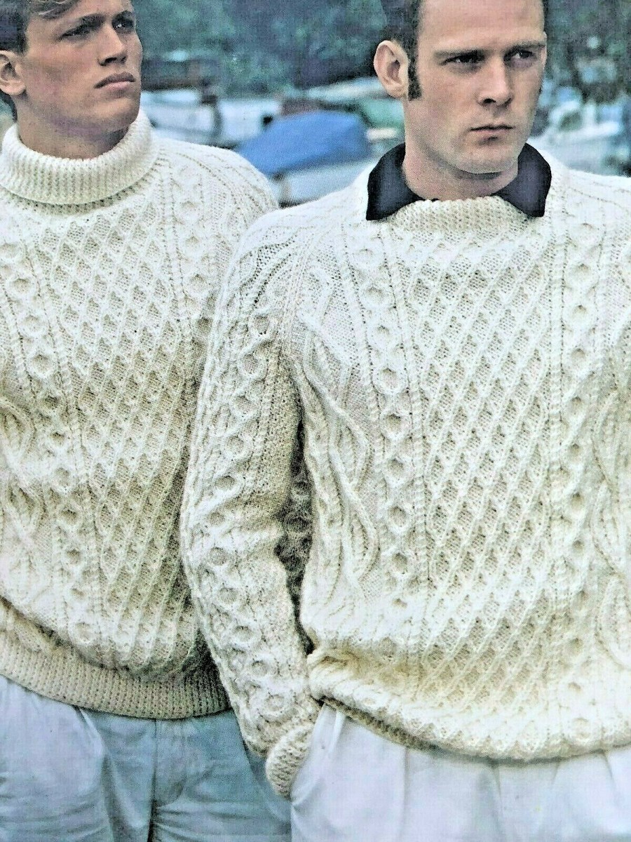 Knitting Patterns Mens Aran Jumpers Mens Aran Knitting Patterns