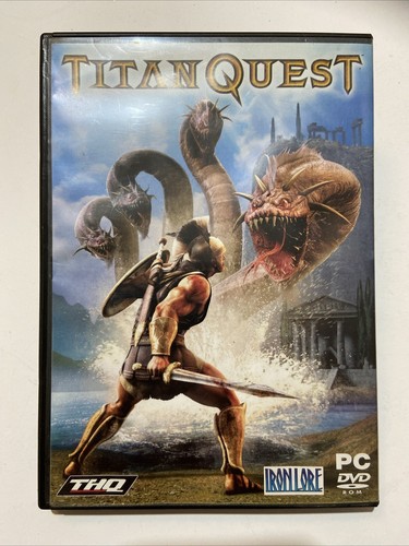 HEBREW Titan Quest PC Game CD ROM Software Iron Lore THQ 2006 Complete ...