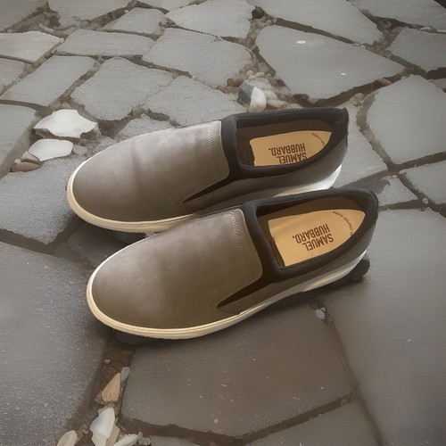 Samuel Hubbard Flight Low-Top Slip-On Sneakers Men’s 9 M Gray Nubuck ...