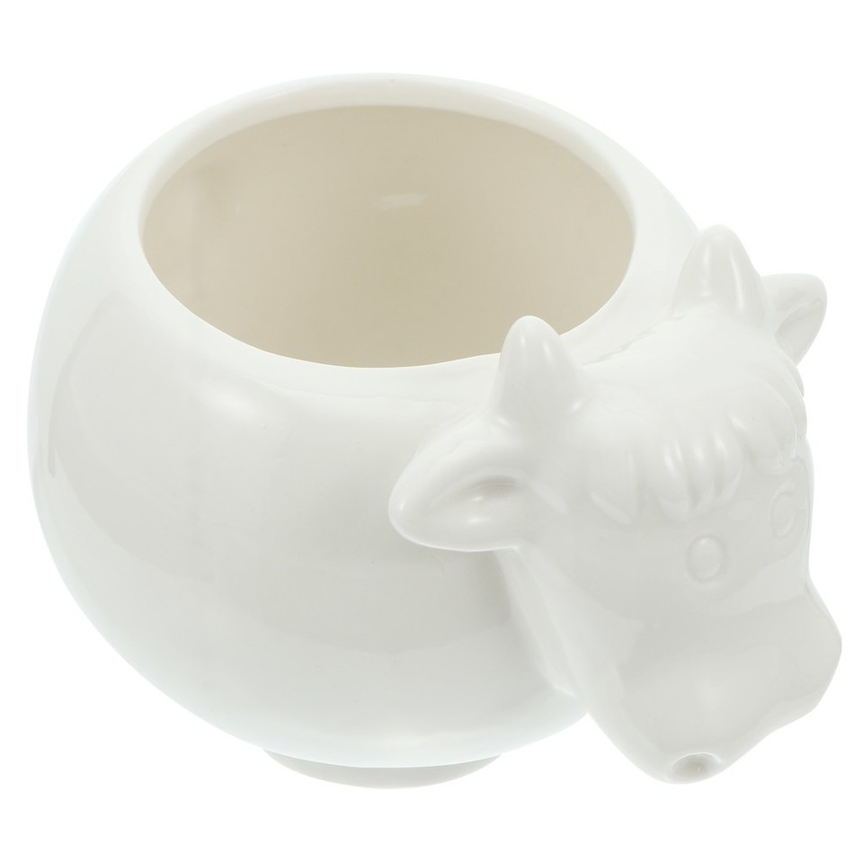 Decorative Cow Shaped Planter Unique Small Succulent Pot Creative ...