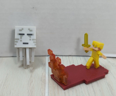Minecraft Minifigure Mini Figure Craftable Ghast Fight | eBay