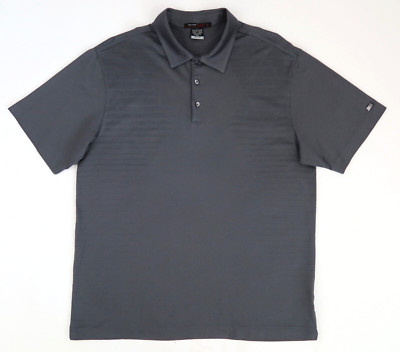 Nike Tiger Woods Collection Polo Carbon Grey Mens Large | eBay