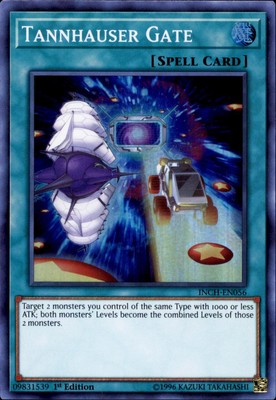 3x Yugioh INCH-EN056 Tannhauser Gate Super Rare 1st Edition Near Mint ...