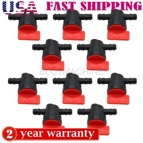 10PCS 1/4" Straight In-Line Fuel Gas Shut-Off / Cut-Off Valves 494768 ...