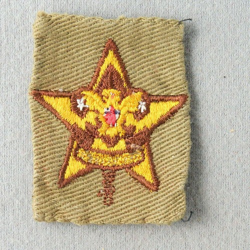 1925-1942 Star Scout Rank Square Patch Coffee/Tan Twill Variety 10A ...