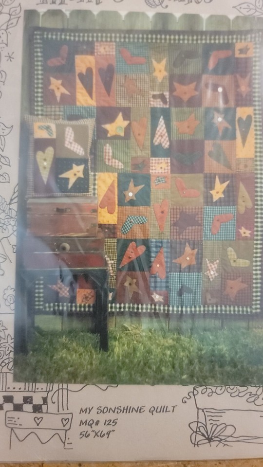 Meme's Quilts Pattern - My Sonshine Quilt - MQ#125 - 56"x69" | eBay