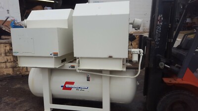 CHAMPION OIL LESS DUPLEX AIR COMPRESSOR Model: 25TD5VTR20 | eBay