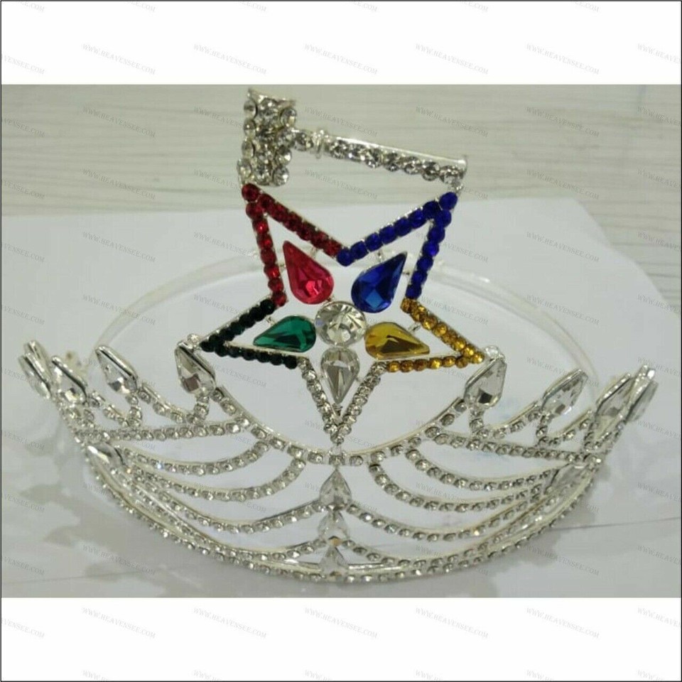 MASONIC REGALIA Freemason Masonic OES Worthy Matron Rhinestones O.E.S ...
