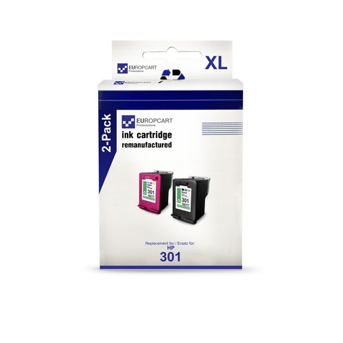 2x Cartridges F R HP F 2130 302XL Blue Red Yellow/Yellow Pantone Pack ...