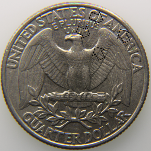 1997 P Washington Quarter - Reverse Feeder Finger Gouges - Rare Mint ...