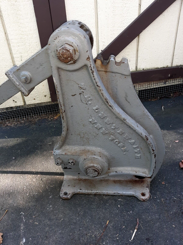 Old Or Antique Industrial Steel Shear Machine Tool New York | eBay
