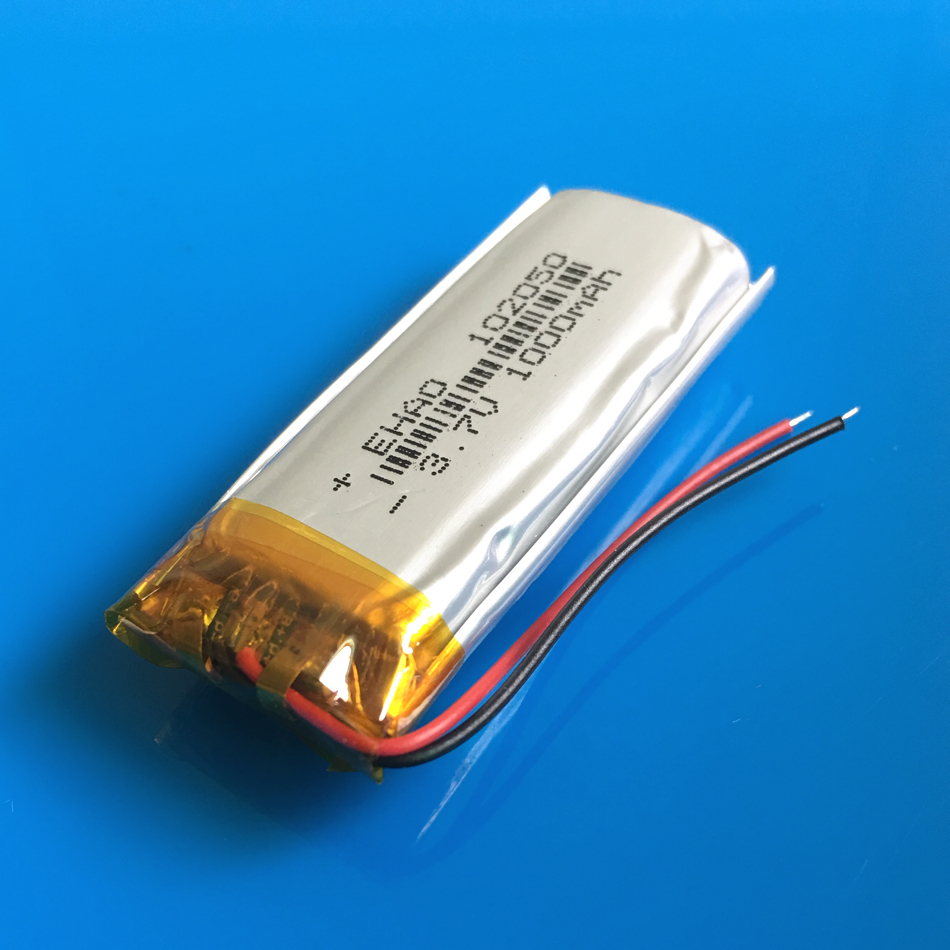 5 pcs 3.7v 1000mAh Li Po Polymer Rechargeable Battery For GPS Speaker ...