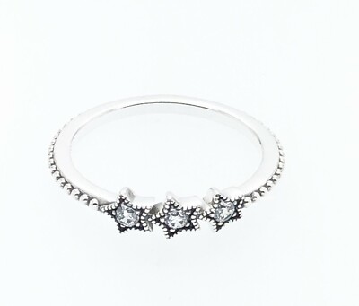 NEW 100% Authentic PANDORA 925 Pave Sparkle Celestial Stars Ring ...