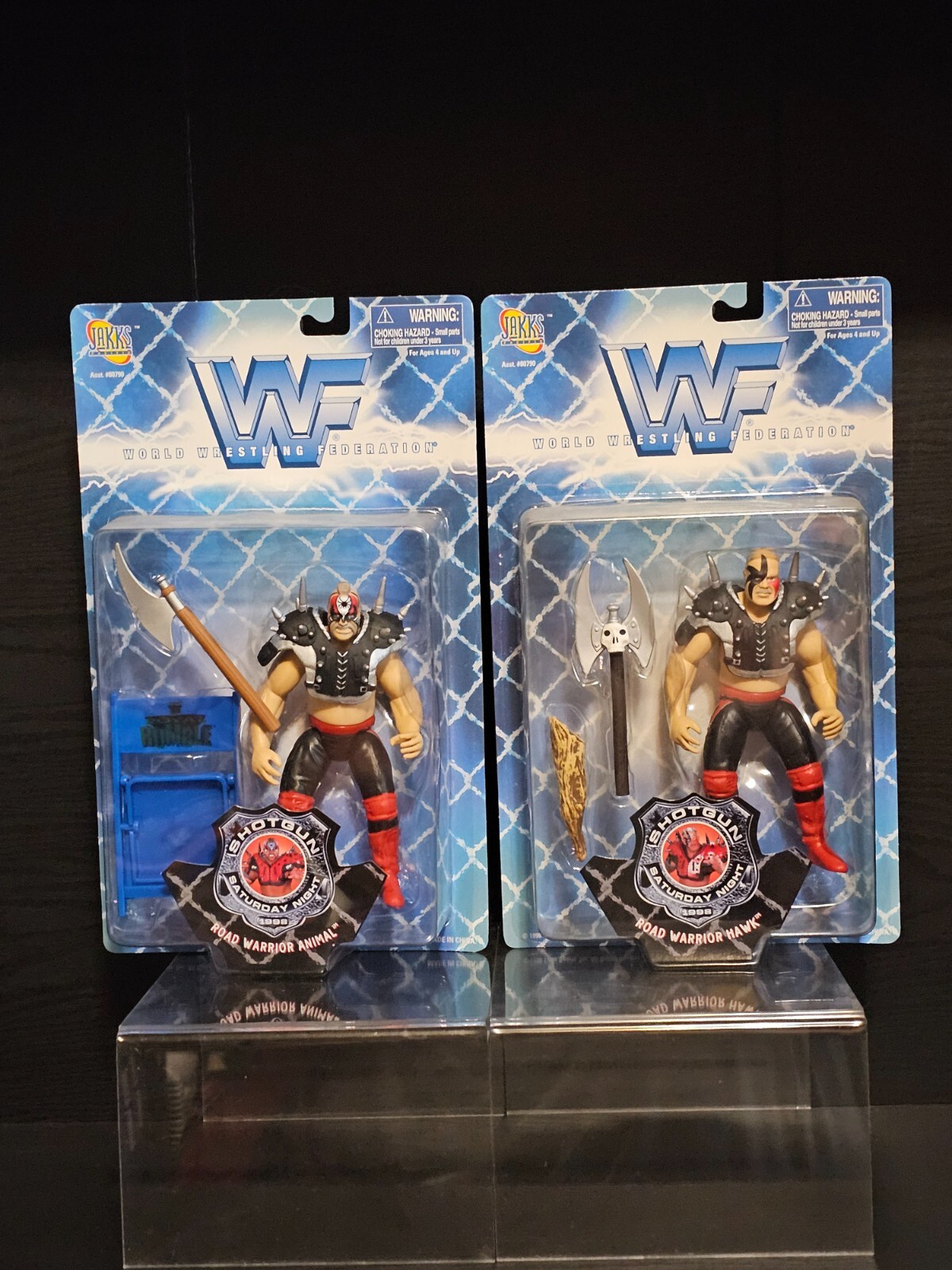 WWF/WWE SHOTGUN SATURDAY NIGHT ROAD WARRIORS HAWK & ANIMAL L.O.D. | eBay