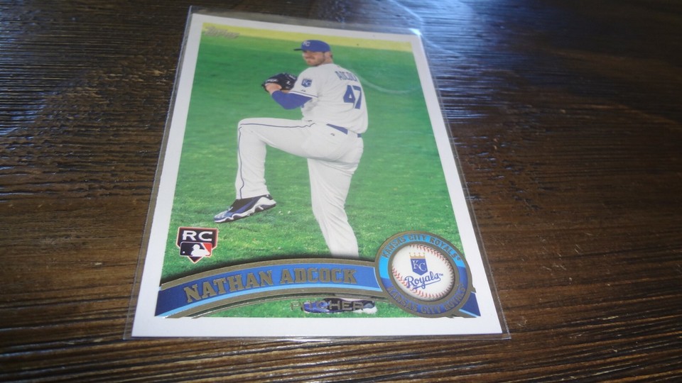2011 TOPPS #503 NATHAN ADCOCK BASEBALL CARD | eBay