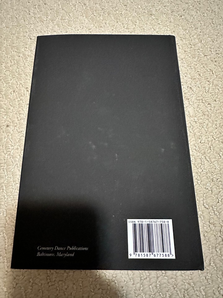 Cemetery Dance Touch the Night by Max Booth Signed Limited PC like-new ...