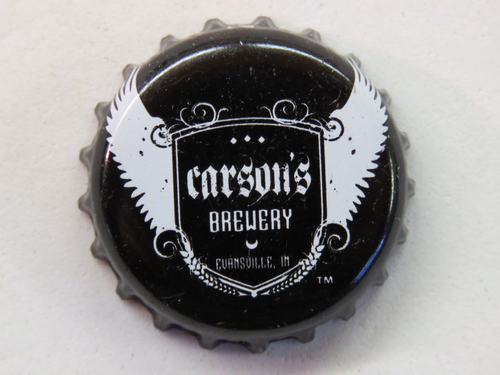 Bière Bouteille Couronne Casquette ~ CARSON'S Brewery Américain Blé ...
