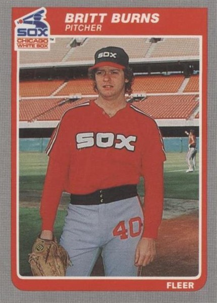1985 Fleer - #509 Britt Burns for sale online | eBay
