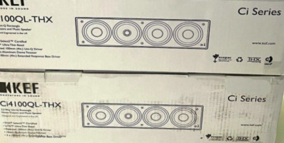 KEF Ci4100QL-THX In Wall THX Certified Uni-Q Driver Speaker (Each ...