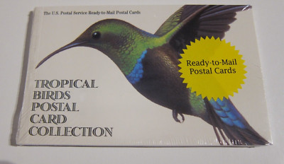 1998 U.S. Postal Service set of Tropical Birds Postal Card Collection ...