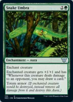 Snake Umbra - Kamigawa: Neon Dynasty Commmander (UU) - MTG | eBay