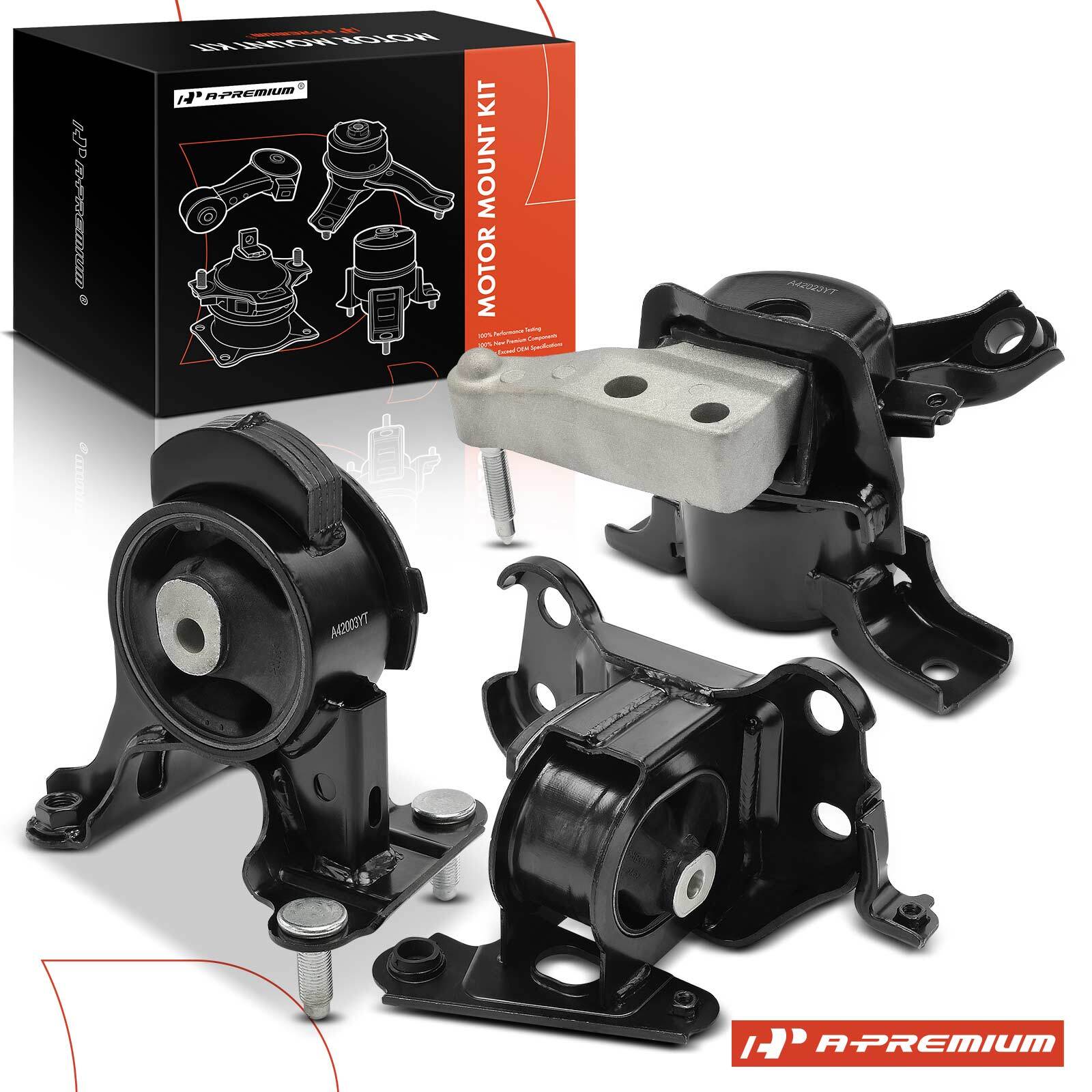 A-Premium 3x Engine Mount &Transmission Mount for Toyota RAV4 2013-2018 ...