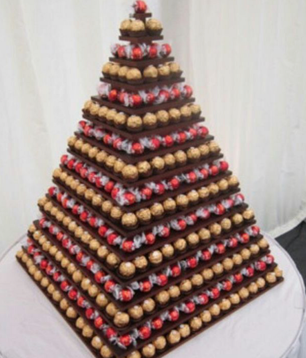 Ferrero Rocher Pyramid Wedding Chocolate Ferrero Rocher Tower