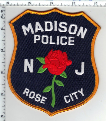 Madison Police (New Jersey) 3rd Issue White Letters Shoulder Patch | eBay