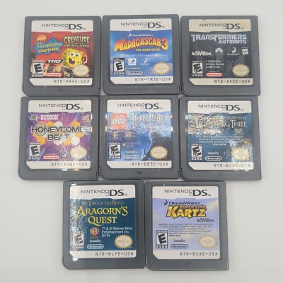 Lot Of 8 Nintendo DS Games Carts Only LOTR Lego Harry Potter ...