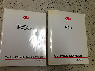 2002 KIA Rio Service Repair Shop Repair Manual FACTORY W Electrical ...