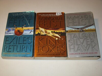 Conclave of Shadows trilogy complete set Raymond Feist RiftWar Midkemia ...