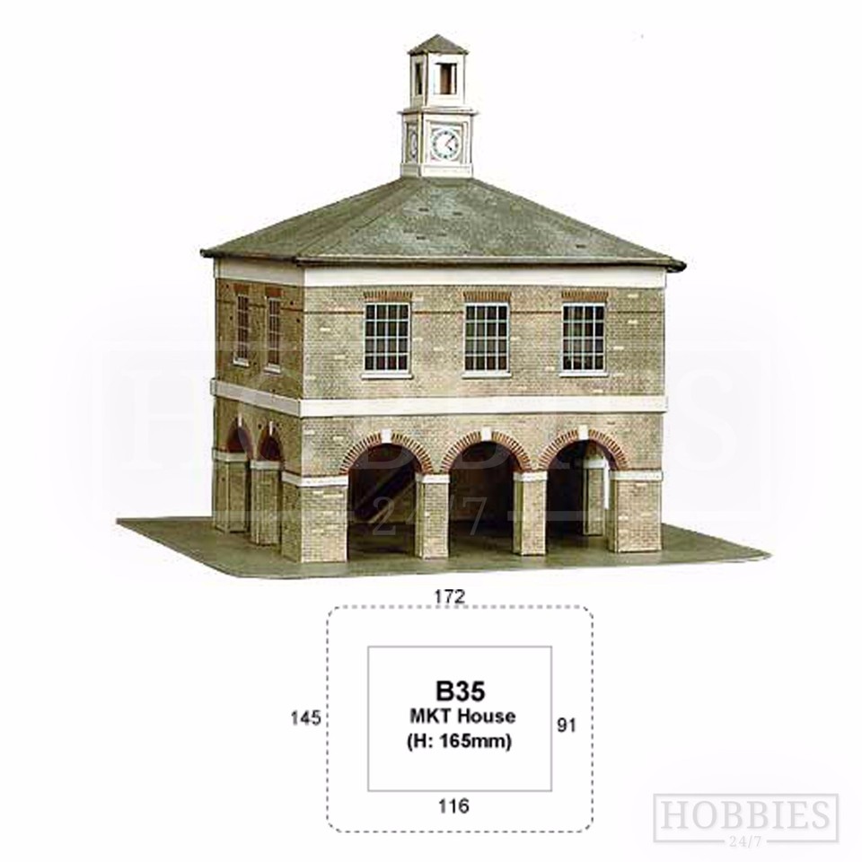 Superquick Model Building Card Kits 1:72 Scale OO HO Gauge Railways ...