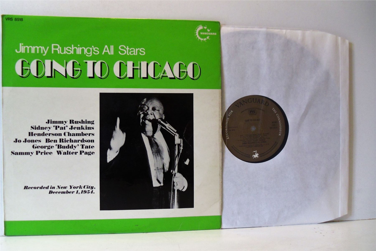 JIMMY RUSHING'S ALL STARS going to chicago LP EX/VG+, VRS 8518, vinyl ...