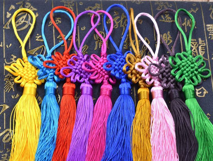 Handwork Chinese Knot Tassel Craft Jewelry Making DIY Pendant Accessory ...