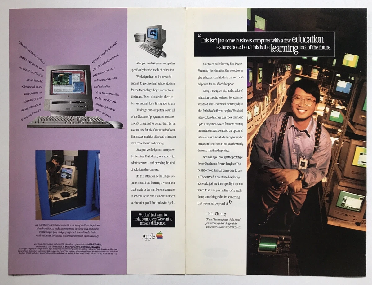 Apple Macintosh Computer 1995
