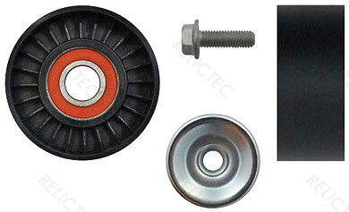 Tensioner Pulley V-Ribbed Aux Belt Audi Seat:A4,EXEO,A6 06B903133 ...