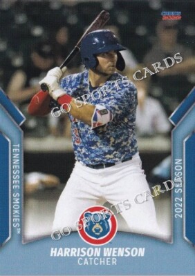 2022 Tennessee Smokies Harrison Wenson RC Rookie Chicago Cubs | eBay