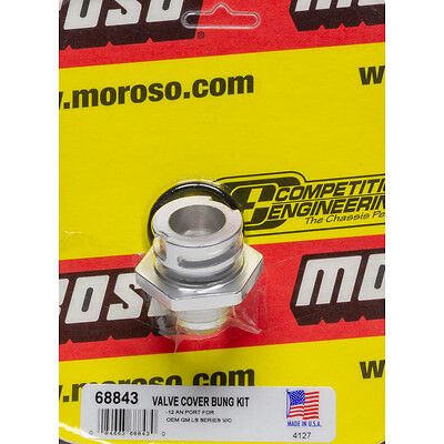 Moroso 12an Male Valve Cover Fitting for GM LS - 68843 | eBay