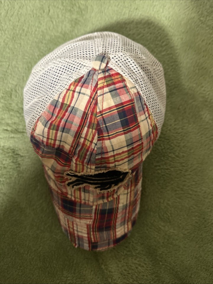 Buffalo Bills Ball Cap Madras Vintage Collection Snap Back One Size | eBay