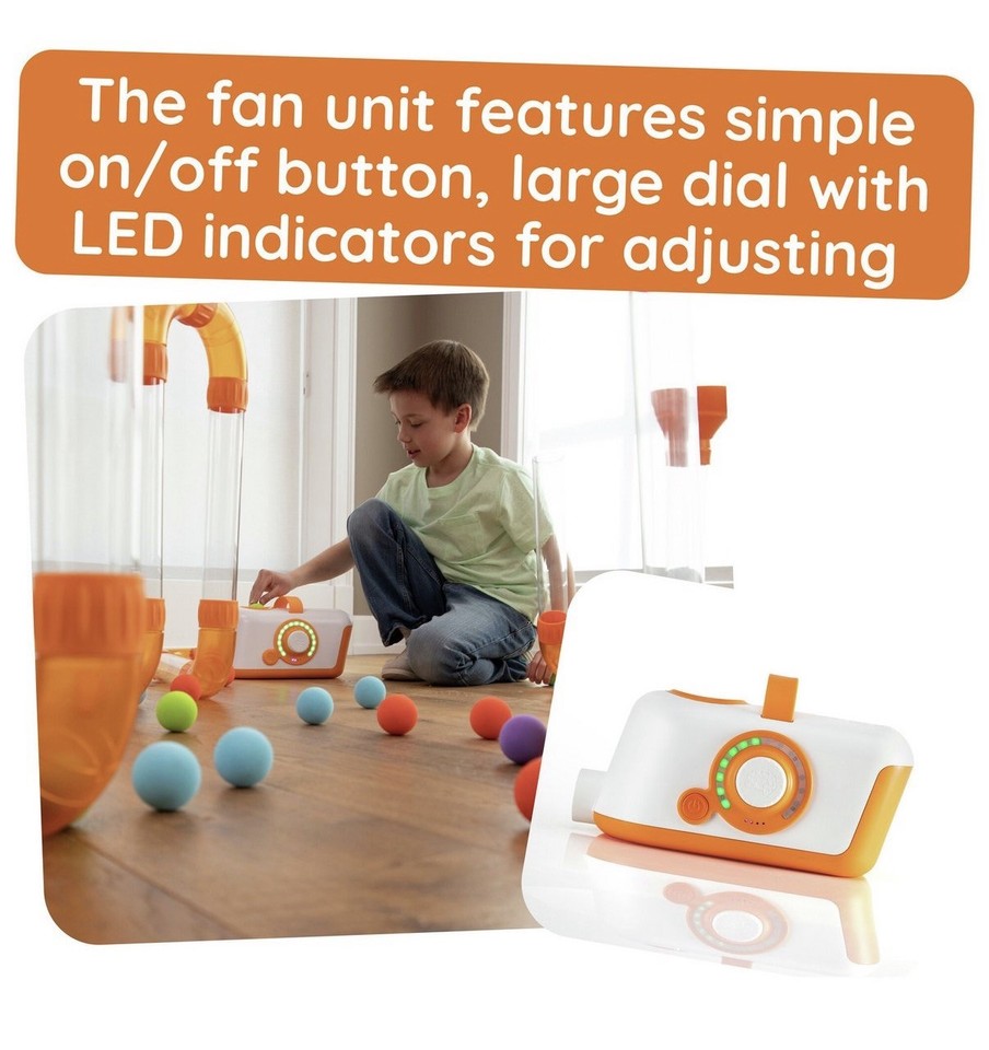 Fat Brain Toys Air Toobz. Air Powered Play, Foam Balls, Tubes, Stunts ...