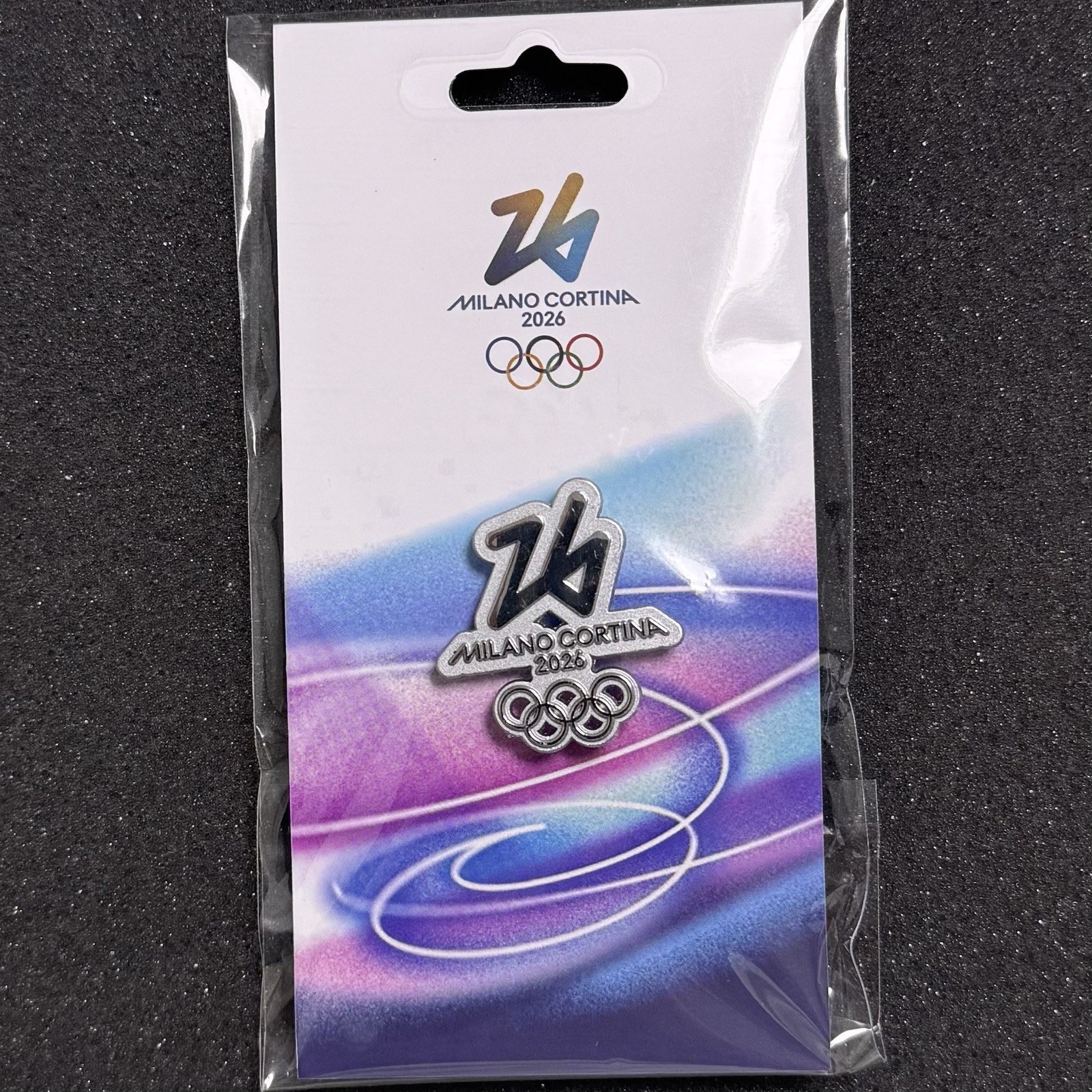 2026 Milano Cortina Winter Olympic Official Logo pin badge (Silvery) | eBay