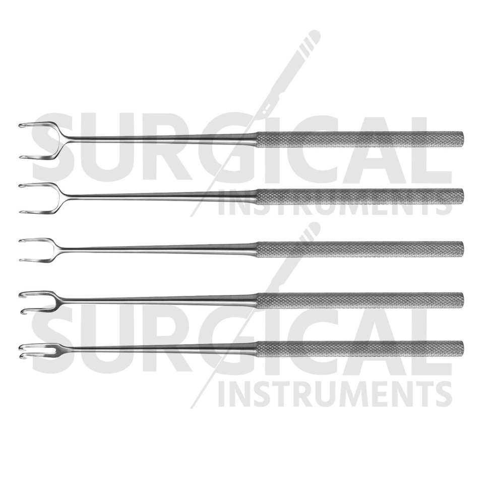 5 Joseph Skin Hook Set Double Sharp Prongs Retractor Plastic Dermal ...