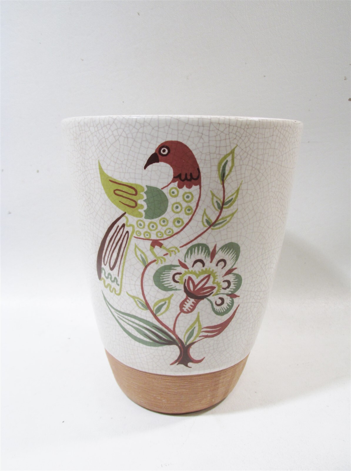 Midcentury Barbara Willis California Pottery 7.5” Decorated Vase | eBay
